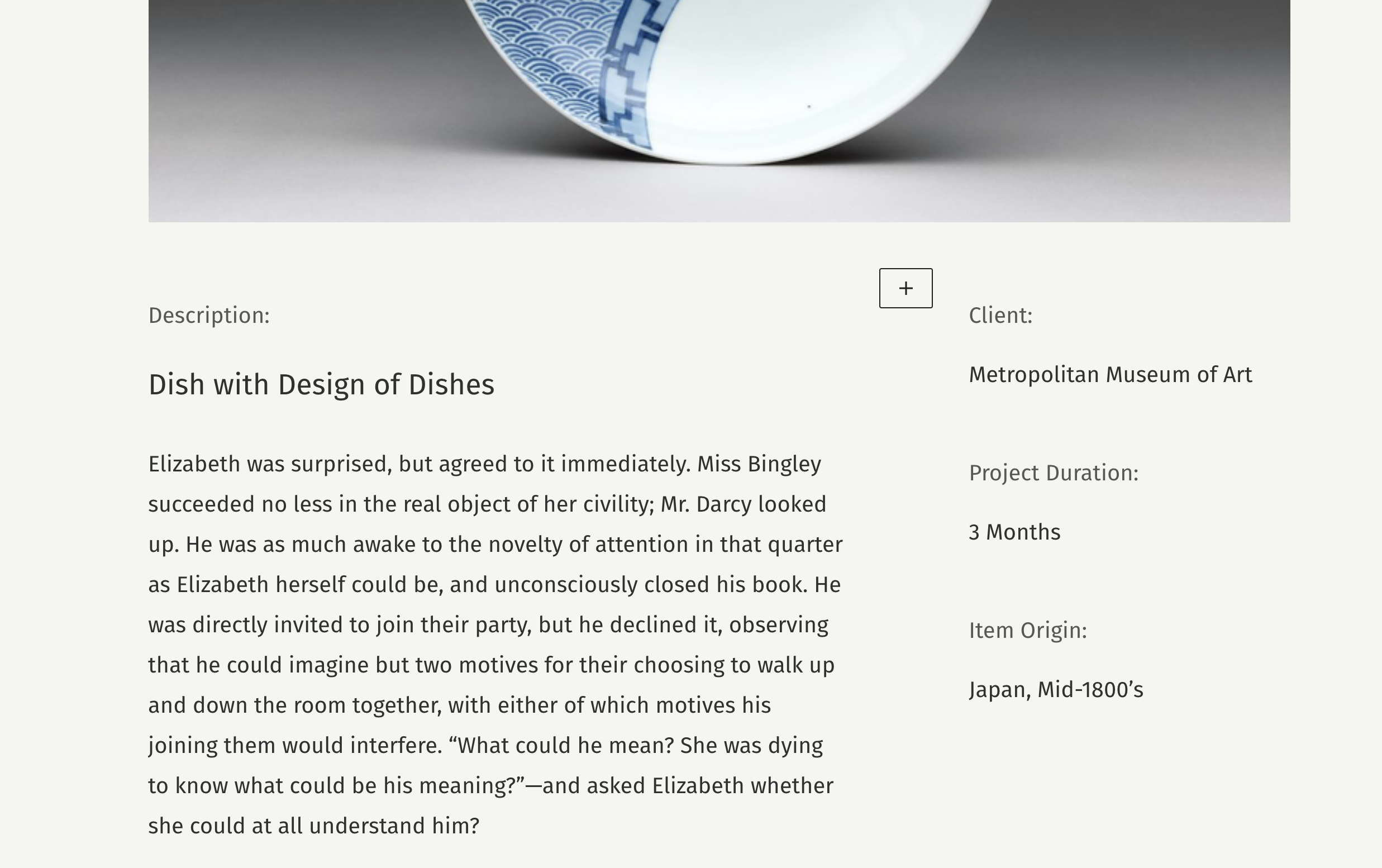 Art Project Details (Dishes) · Issue #171 · Automattic/blockpatterns · GitHub
