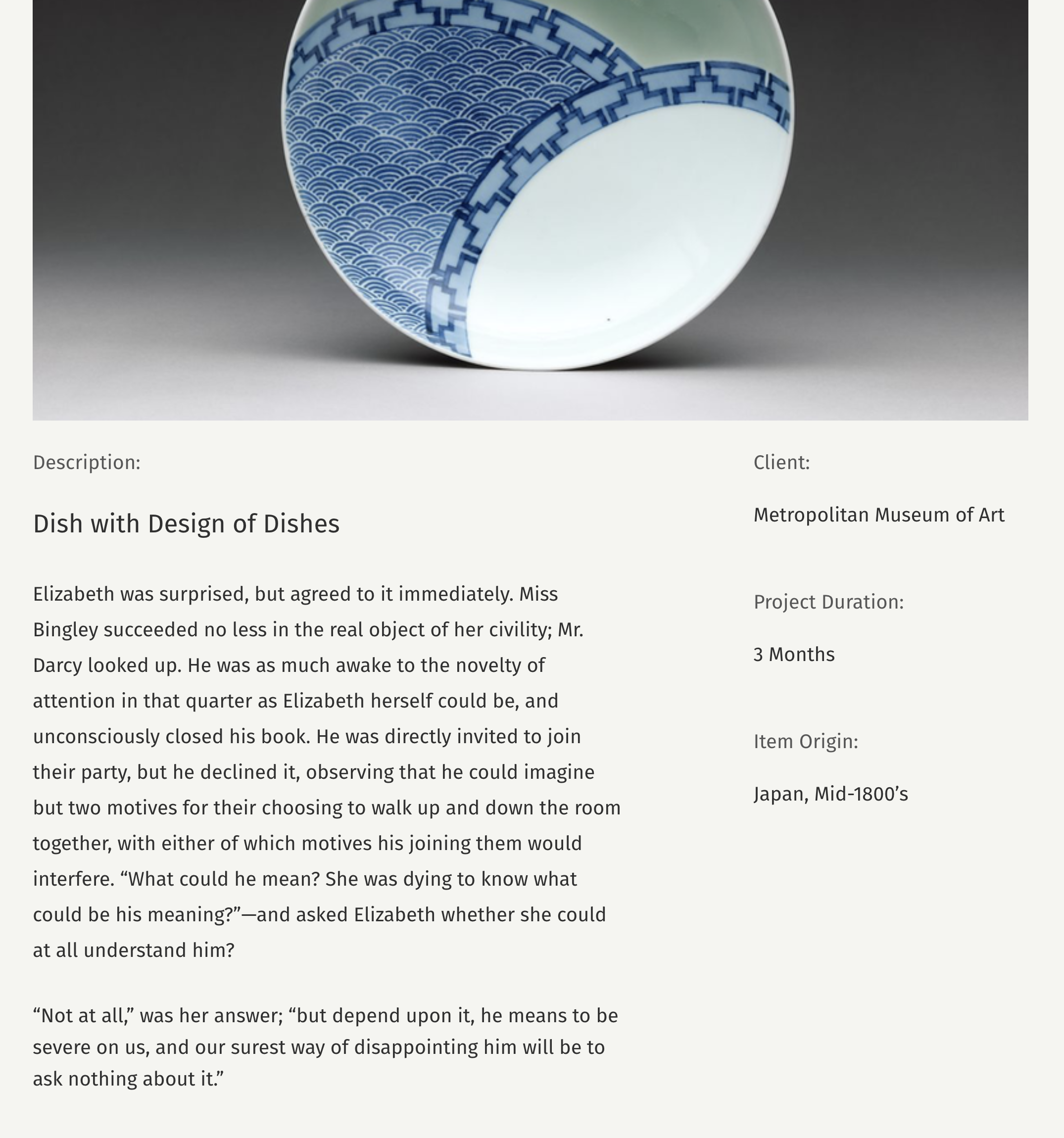 Art Project Details (Dishes) · Issue #171 · Automattic/blockpatterns · GitHub