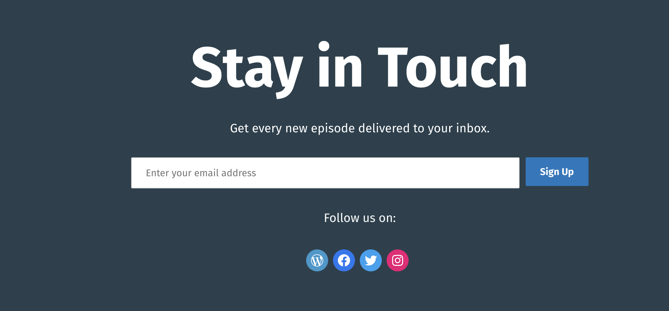Podcast Subscribe One Column · Issue #134 · Automattic/blockpatterns · GitHub