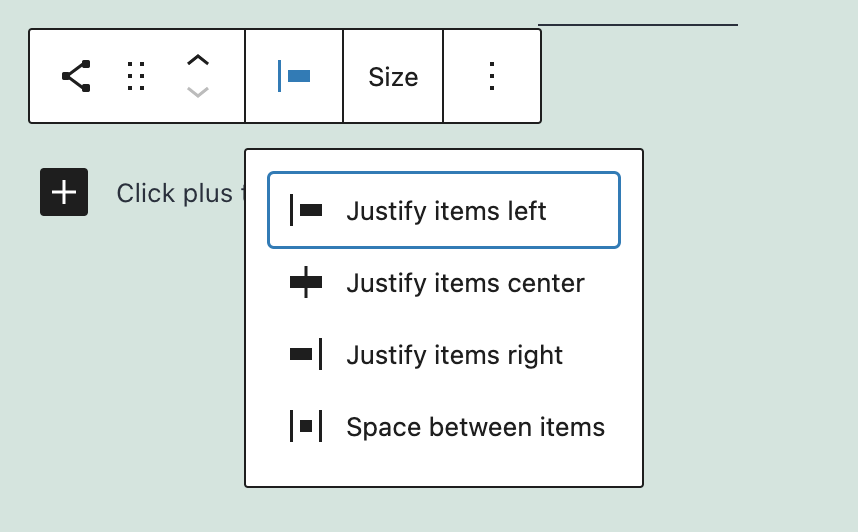 Query Pagination: Add justification options · Issue #32680 · WordPress/gutenberg · GitHub