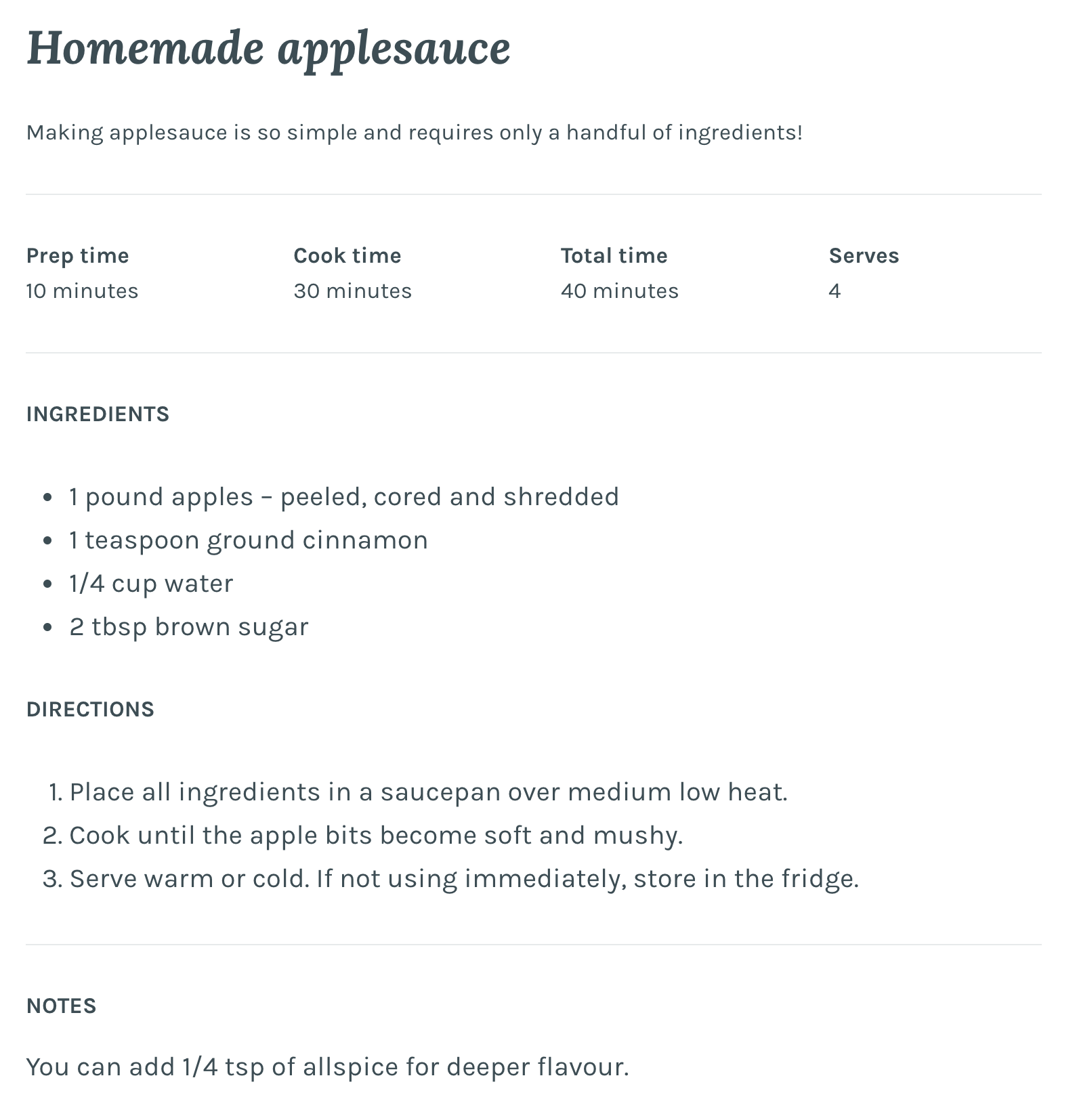 Recipe · Issue #118 · Automattic/blockpatterns · GitHub