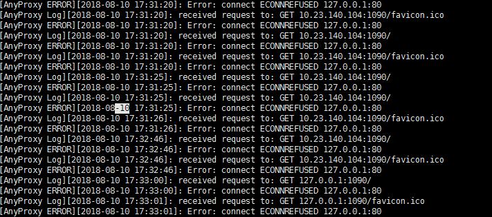 Error: connect ECONNREFUSED 127.0.0.1:80 · Issue #415 · alibaba/anyproxy · GitHub