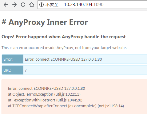Error: connect ECONNREFUSED 127.0.0.1:80 · Issue #415 · alibaba/anyproxy · GitHub