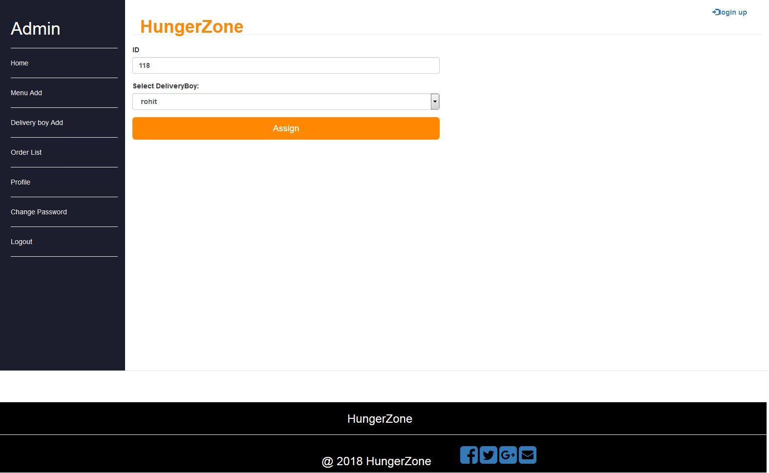 GitHub - Yashsinghpy/hungerzone: Online food delivery web app