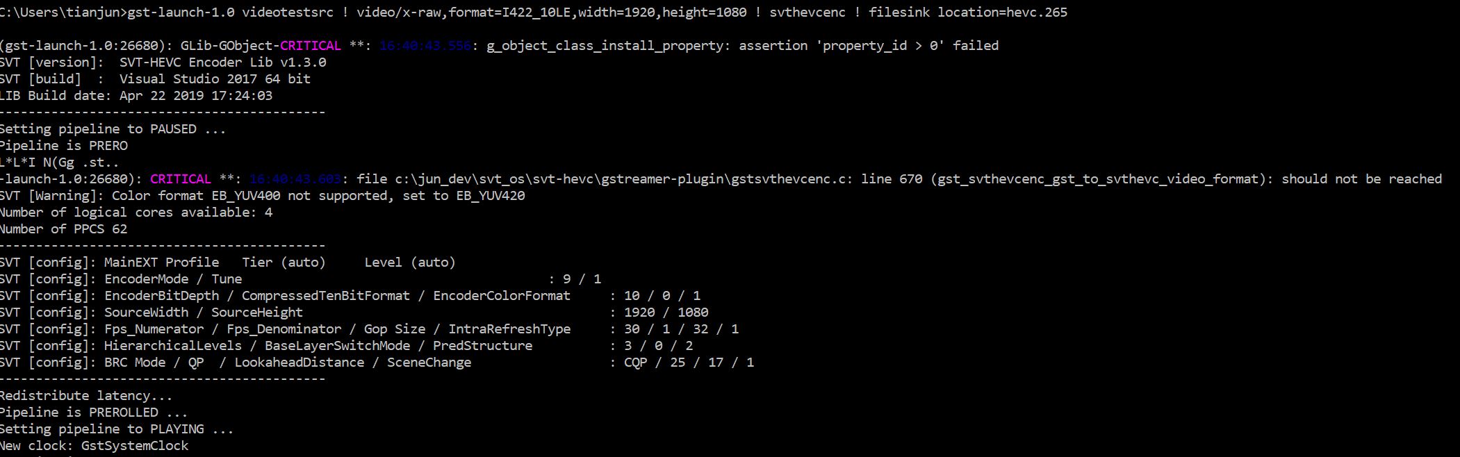 Abnormal color for I422_LE10 input · Issue #185 · OpenVisualCloud/SVT-HEVC · GitHub