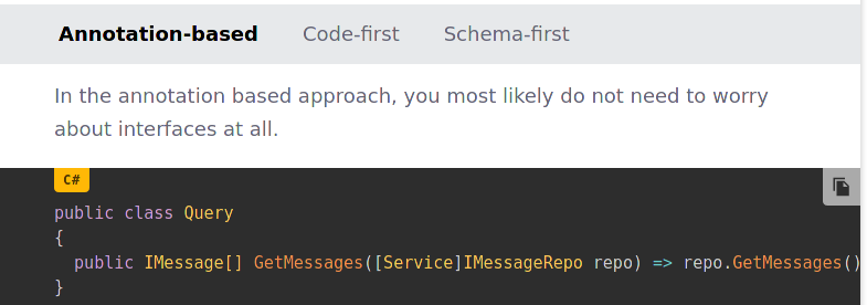 Finalize Tabs · Issue #2930 · ChilliCream/graphql-platform · GitHub