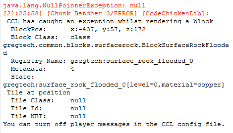 Rendering issue causing spam in chat and console · Issue #744 · GregTechCE/GregTech · GitHub