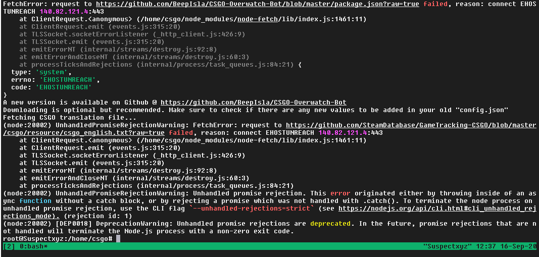 (NoConnection) Thread blocked and Steam disconnecting when unpacking/parsing demo · Issue #139 ...