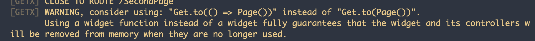 Using Get.to with normal route has bug on passing parameter · Issue #1607 · jonataslaw/getx · GitHub