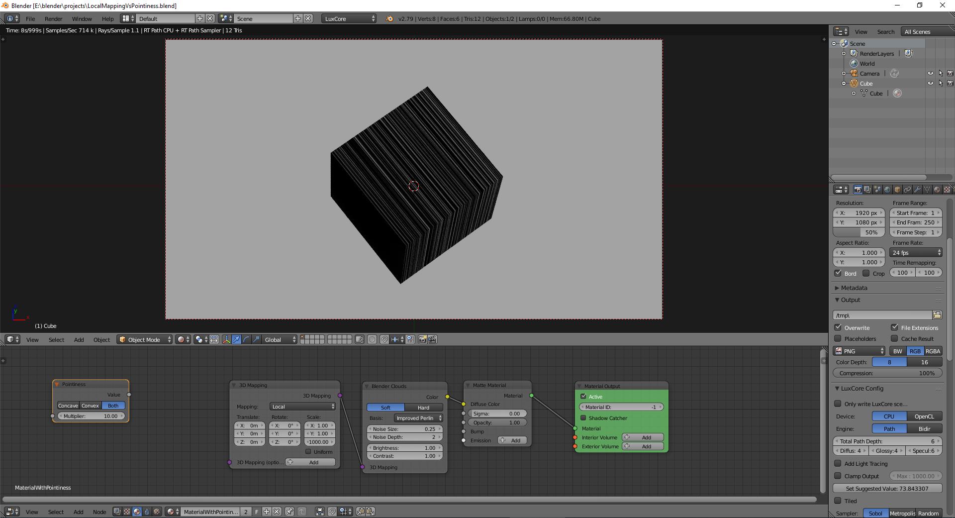 Local Mapping vs. Pointiness in Material · Issue #221 · LuxCoreRender/LuxCore · GitHub