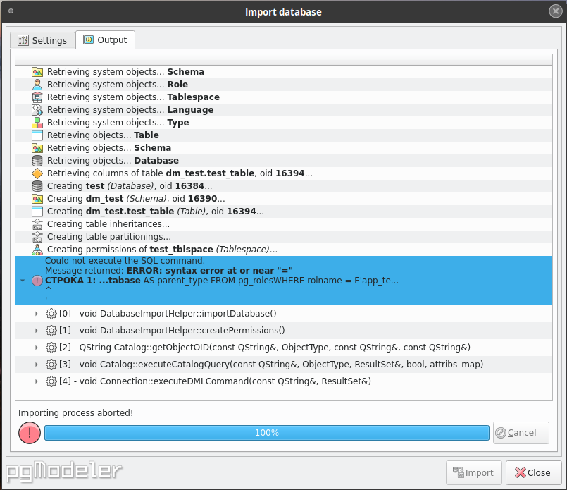 Malfunction in getCatalogQuery method of Catalog class · Issue #1772 · pgmodeler/pgmodeler · GitHub