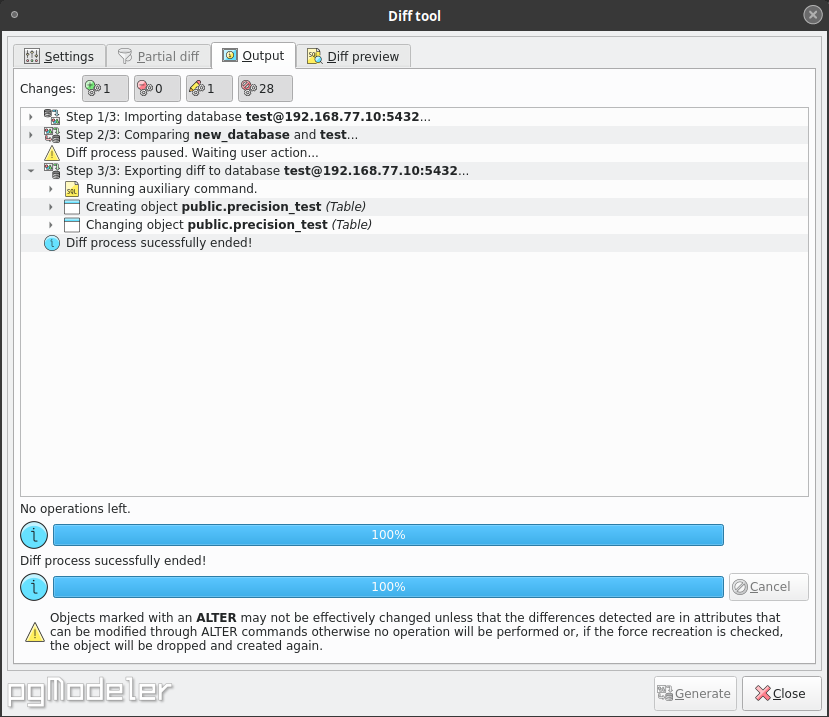 Positive diff result for numeric type columns with 0 precision · Issue #1778 · pgmodeler ...