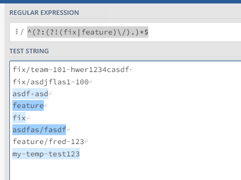 Regex patterns for branch protection to enforce branch naming conventions · community ...