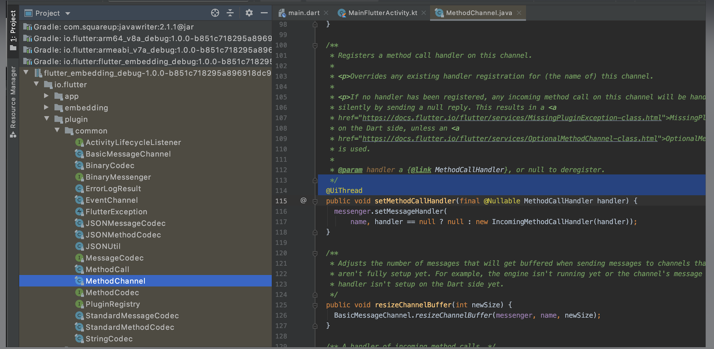 找不到setMethodCallHandler方法 · Issue #1 · sharephoenix/project_flutter_module · GitHub