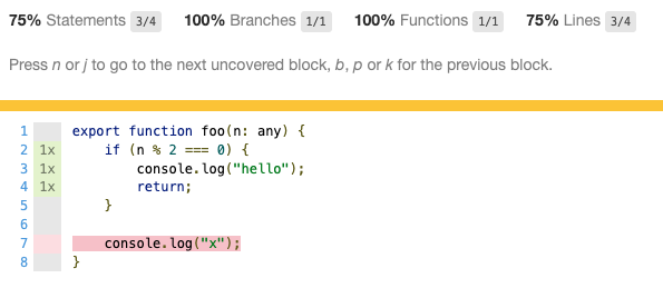 Incorrect branch coverage when using implicit else post #633 · Issue #670 · istanbuljs ...