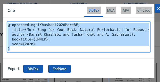 Adding a plain ACL-style bibliography entry to the meta-information ...