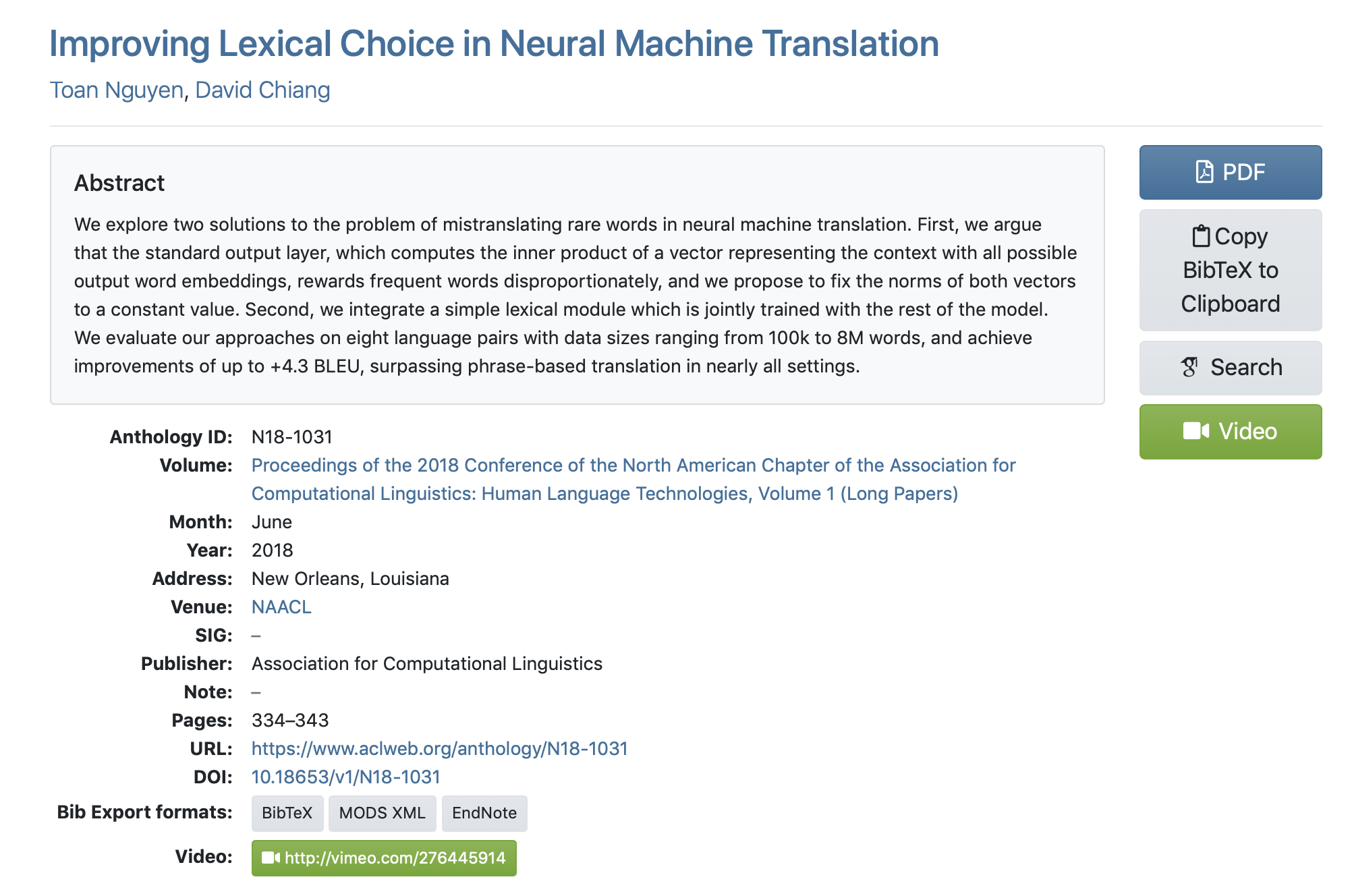 Ui Suggestions · Issue 539 · Acl Orgacl Anthology · Github 4857