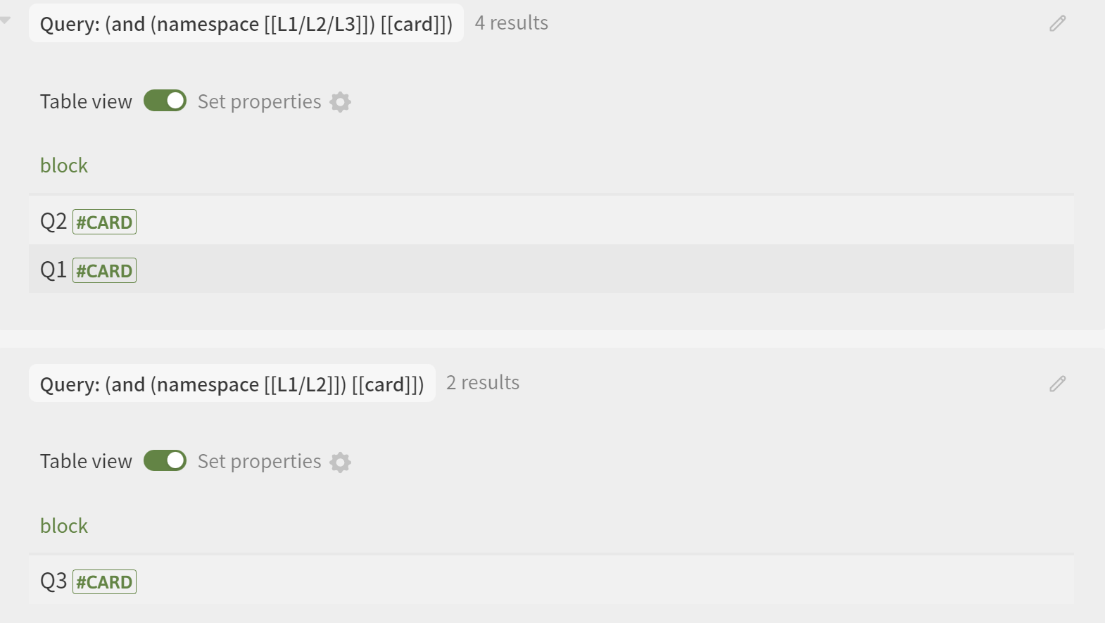 Namespace doesn't work in Cards · Issue #5928 · logseq/logseq · GitHub