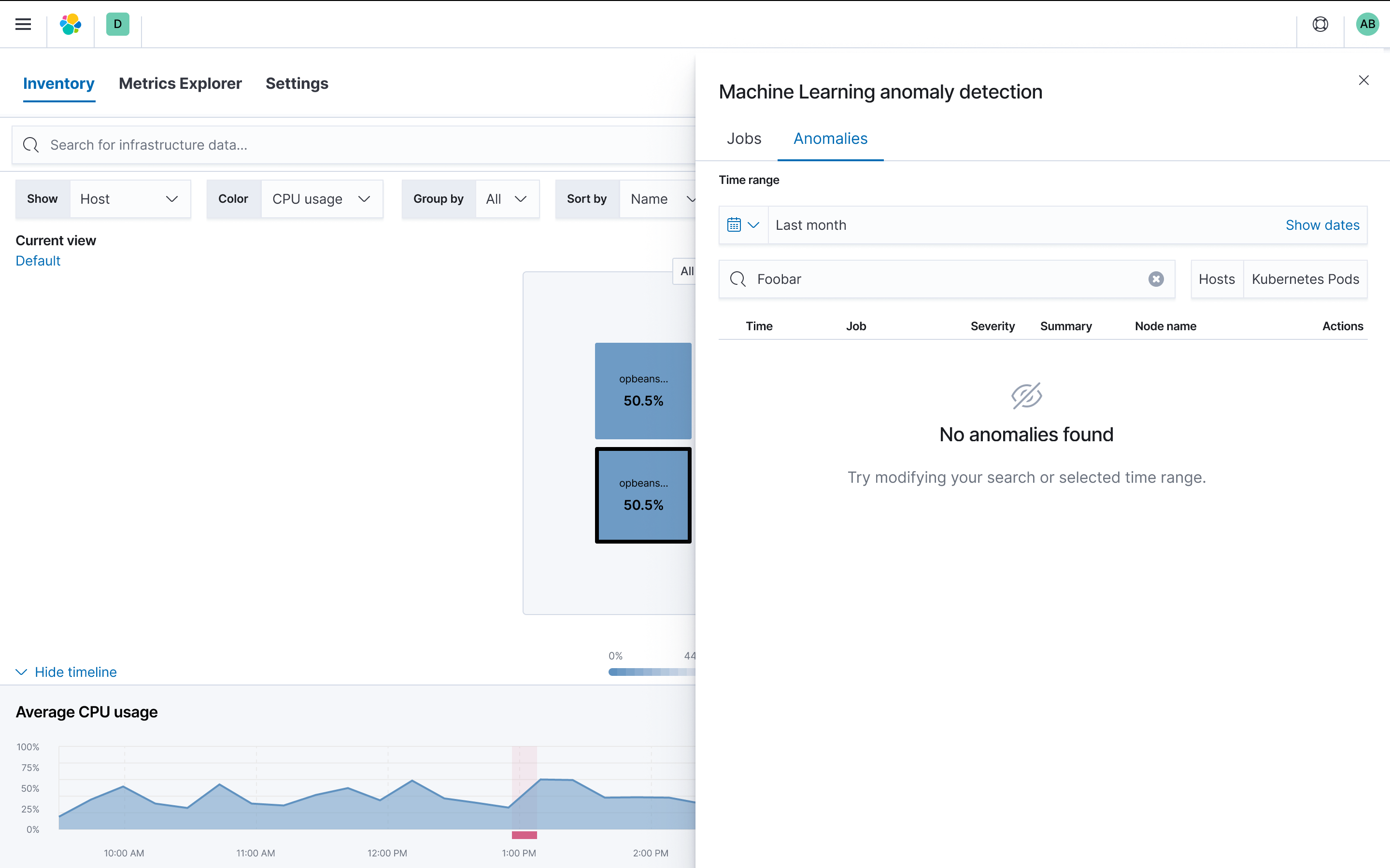 [Metrics UI] Anomaly Detection flyout enhancements · Issue #88649 · elastic/kibana · GitHub