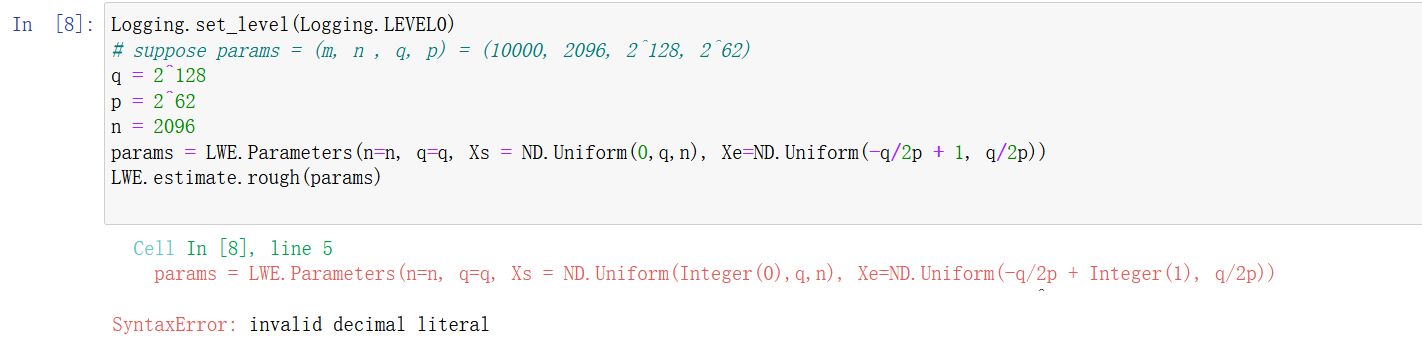can this estimator evaluate the security of LWR ( learning with ...