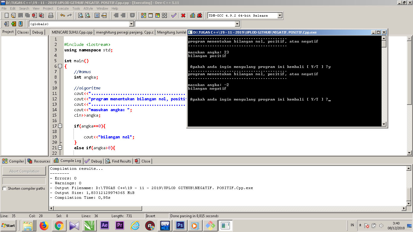 GitHub - Azis24/BILANGAN-POSITIF-NEGATIF-C-: BILANGAN POSITIF, NEGATIF C++