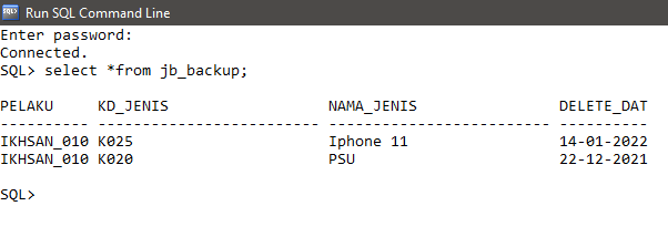 GitHub - ikhsanmaulana15/UAS_BasisDataOracle