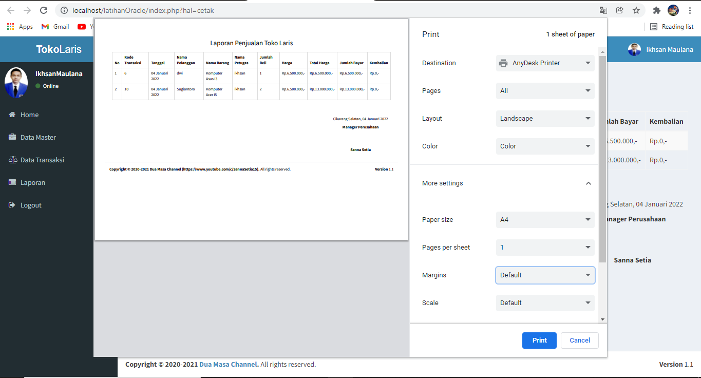GitHub - ikhsanmaulana15/UAS_BasisDataOracle