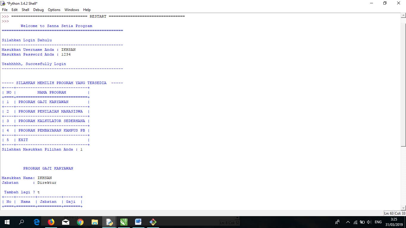 GitHub - ikhsanmaulana15/MENU_UTAMA: KUMPULAN PROGRAM WITH (FUNCTION & PACKAGE)