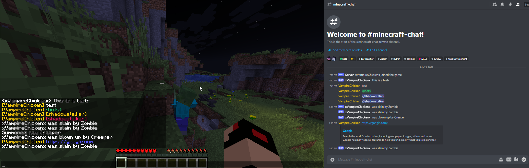 GitHub - VampireChicken12/Minecraft-Discord-Chat-Bridge · GitHub
