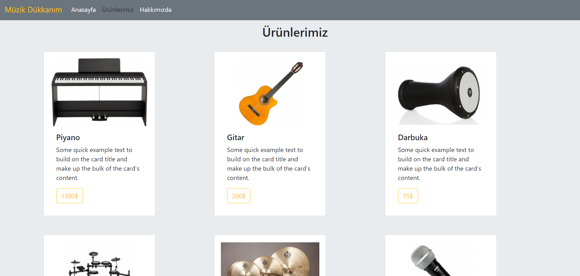 GitHub - melikeg/bootstrap-music-store: Website made using bootstrap.