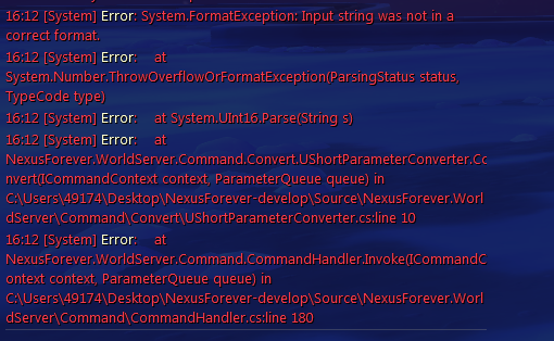 [BUG] teleporting and generic unlock commands causing errors · Issue #333 · NexusForever ...