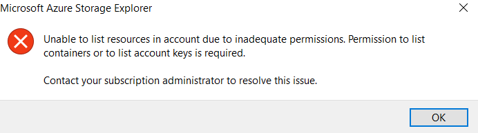 ADLS Gen 2 : Unable to retrieve child resources when opening Blob Container · Issue #2241 ...