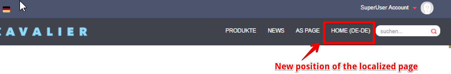 Pages - Localization - Home page tab sequence changes after clicking on gear icon of newly added ...