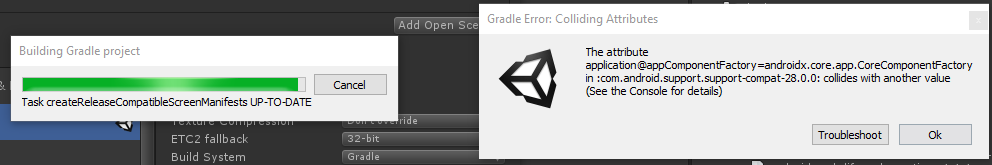Can't build with OneSignal + Admob · Issue #193 · OneSignal/OneSignal-Unity-SDK · GitHub