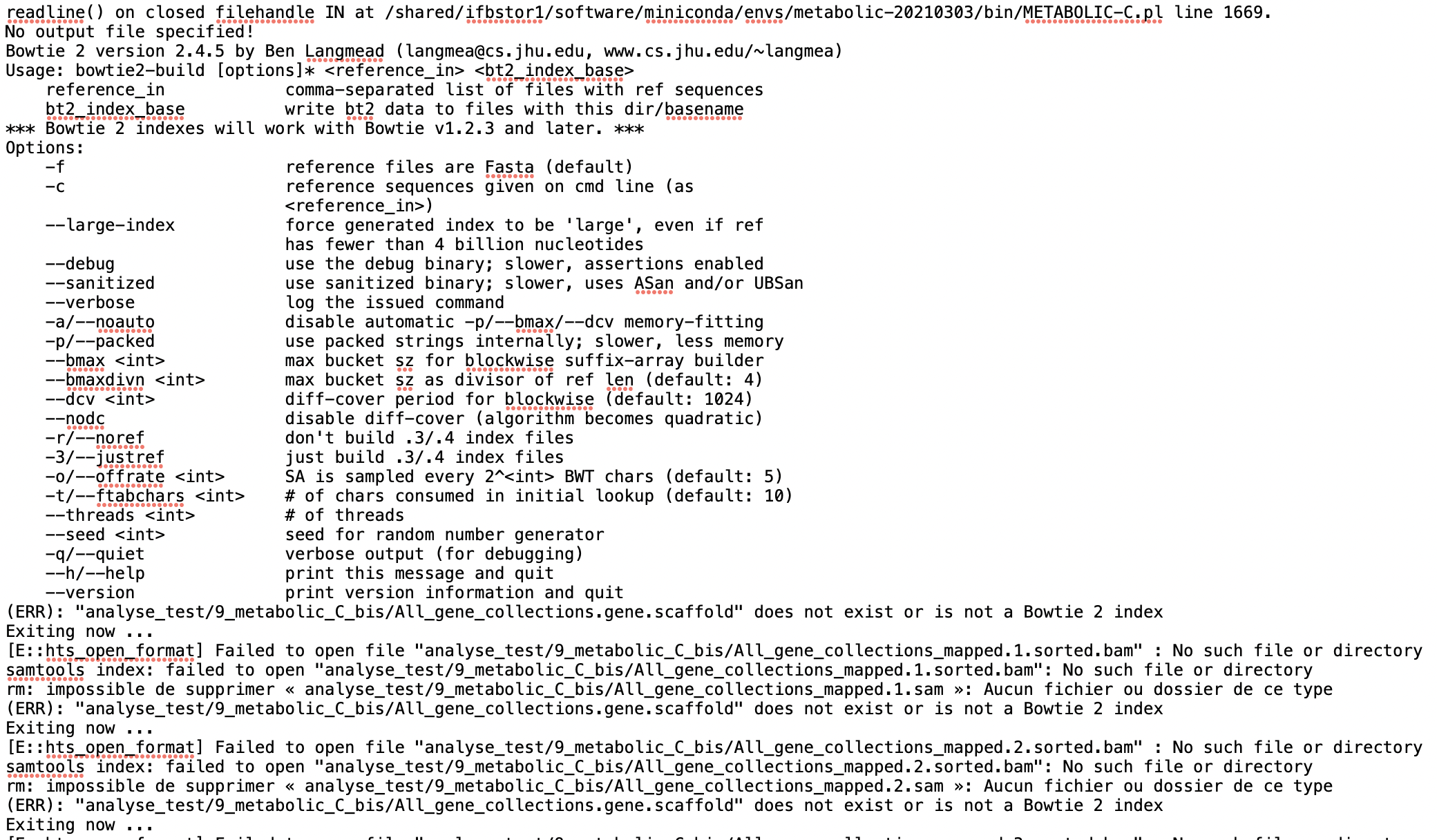 METABOLIC-C issue with conda installation · Issue #96 · AnantharamanLab/METABOLIC · GitHub
