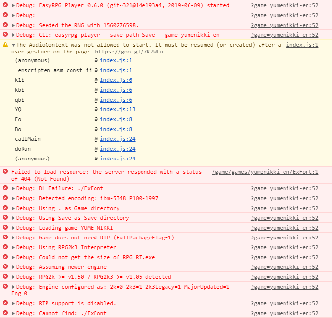 HTML5: No Audio · Issue #1812 · EasyRPG/Player · GitHub