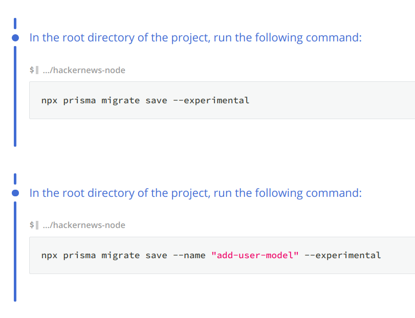 Duplicate commands in Updating Prisma Client (Auth section of graphql-js) · Issue #1120 ...