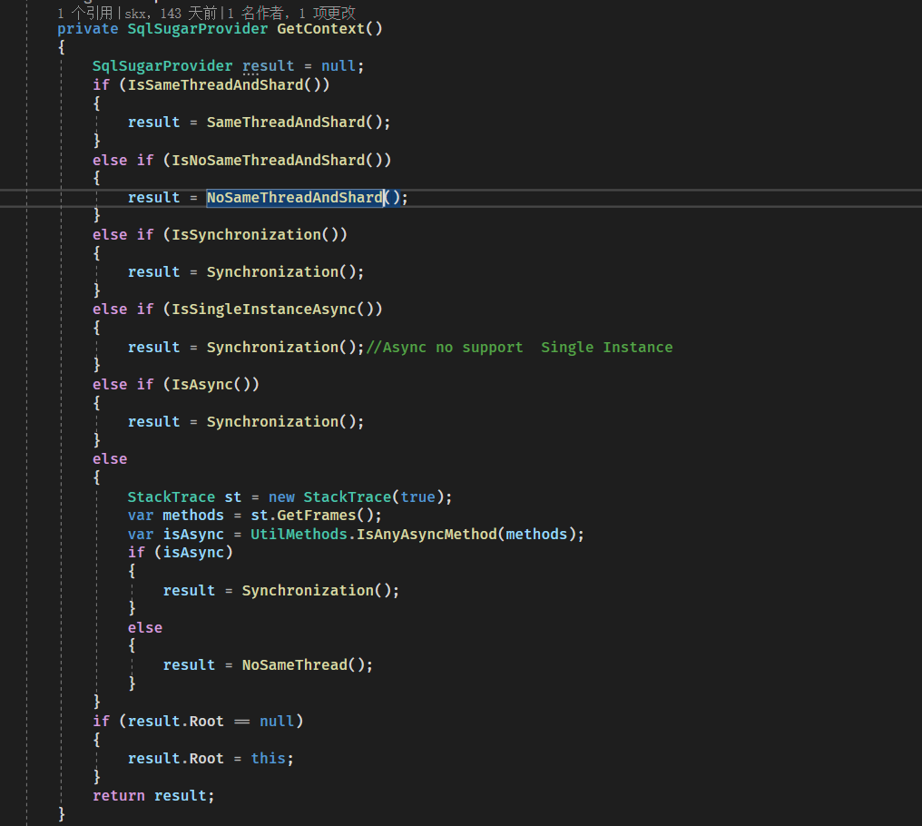 同一个 SqlSugarProvider 对象,在多个线程上,并发操作查询插入,会有问题吗 · Issue #927 · DotNetNext/SqlSugar · GitHub