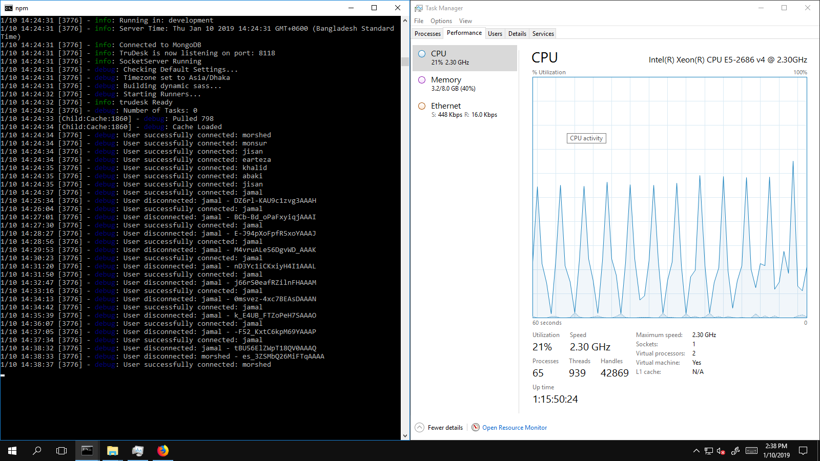 Can't connect to server ( web socket ) · Issue #125 · polonel/trudesk · GitHub