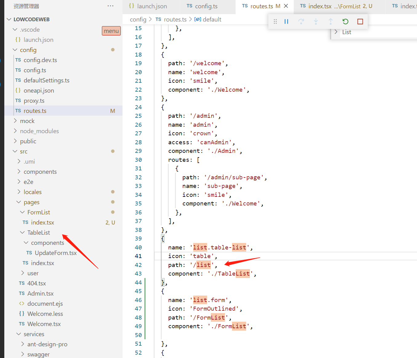 ant design pro route.ts path怎么定义的 · Issue #30081 · ant-design/ant ...