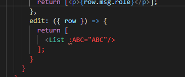 单元格渲染自定义输入框组件时如何传值 · Issue #371 · x-extends/vxe-table · GitHub