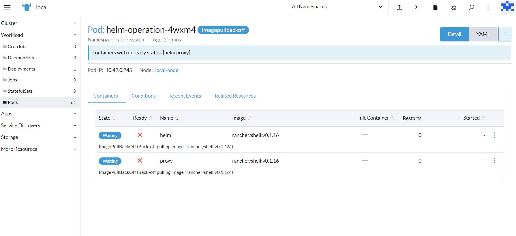 Back Off Pulling Image Ranchershellv0116 Net Tls Handshake Timeout · Issue 38306 