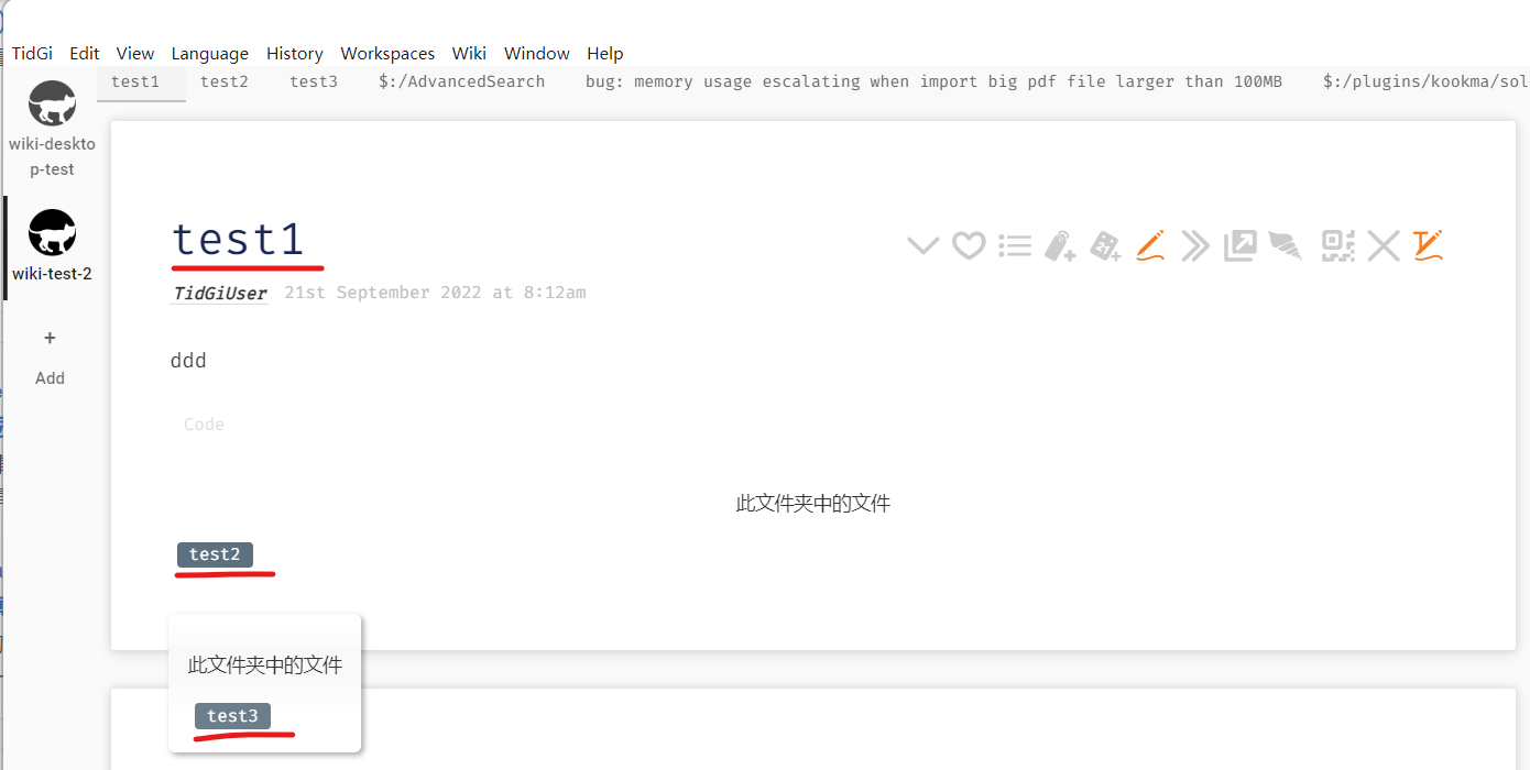 bug: UI problem about plugins:Opened Tiddlers Bar, Menu Bar, inverse-link-and-folder · Issue ...