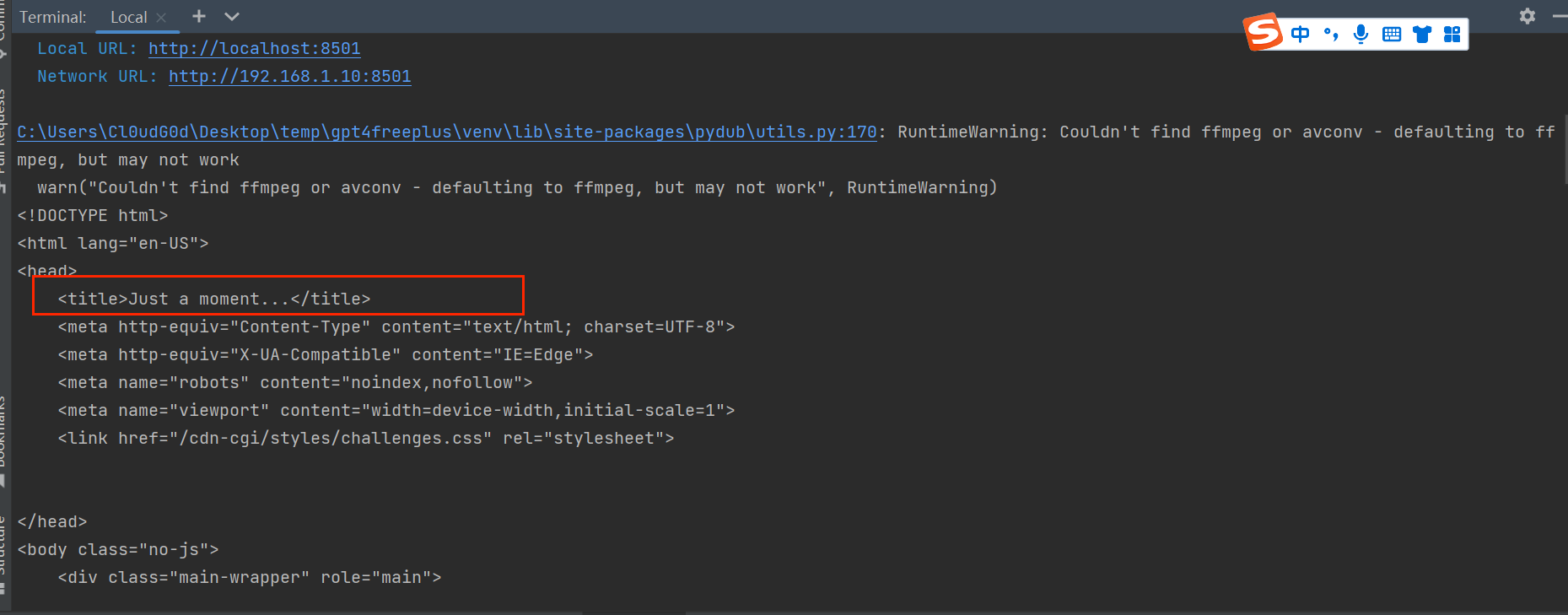 To solve "Unable to fetch the response, Please try again." · Issue #479 · xtekky/gpt4free · GitHub