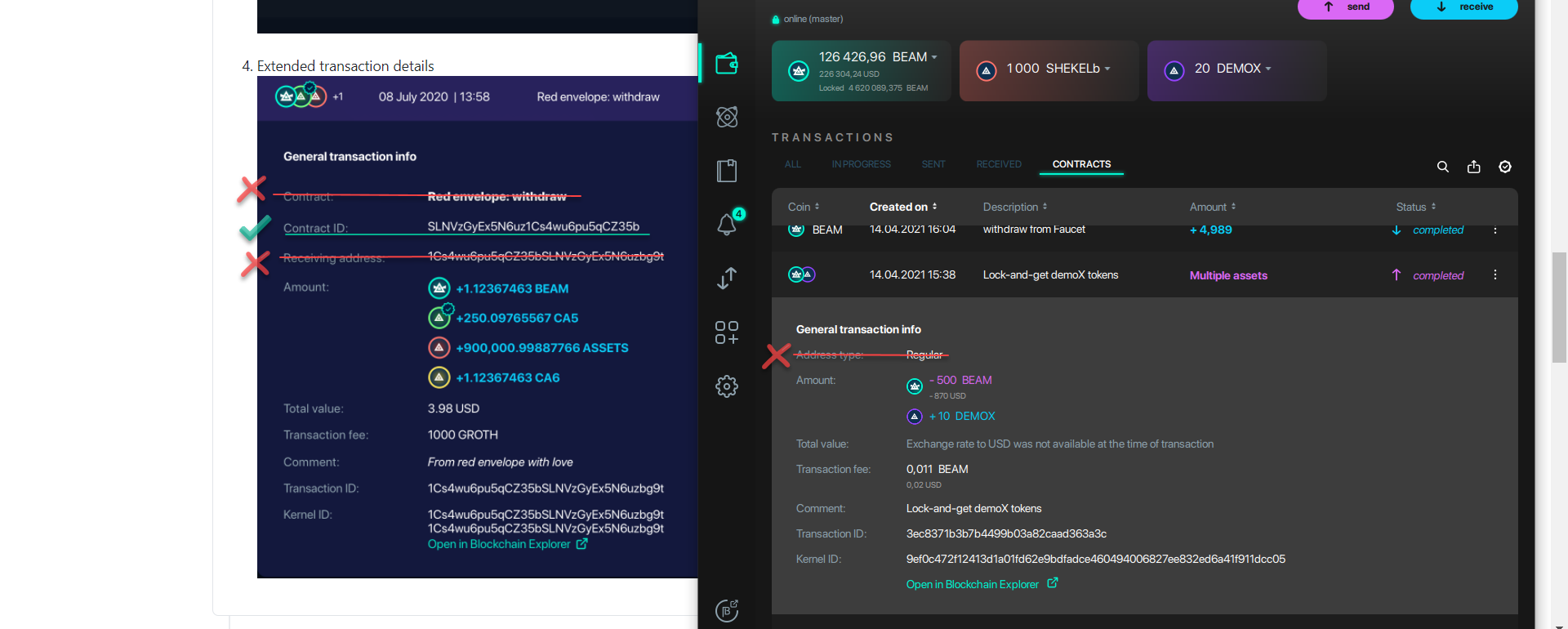 Transaction List For Contracts · Issue 458 · Beammw Beam Ui · Github
