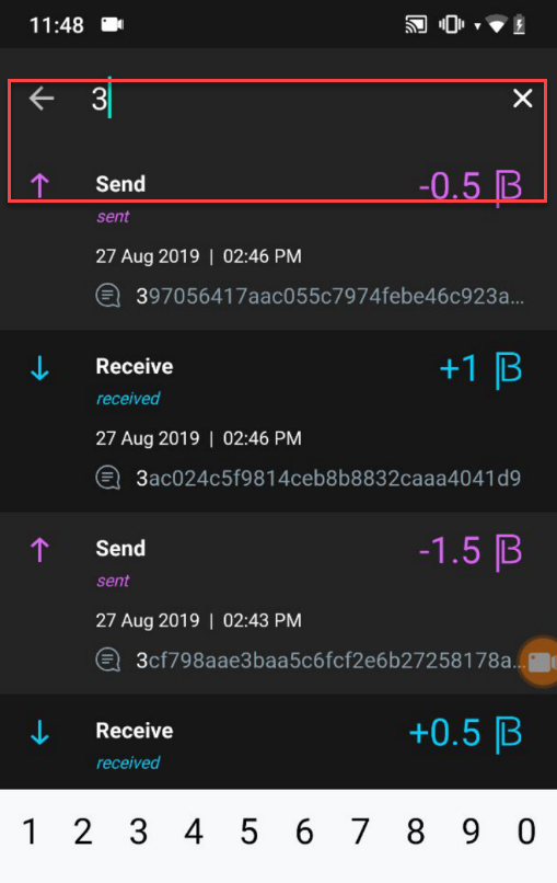 Transaction search · Issue #233 · BeamMW/android-wallet · GitHub