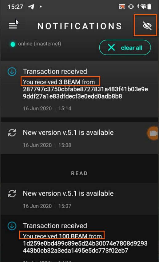 Create Notifications · Issue #439 · BeamMW/android-wallet · GitHub