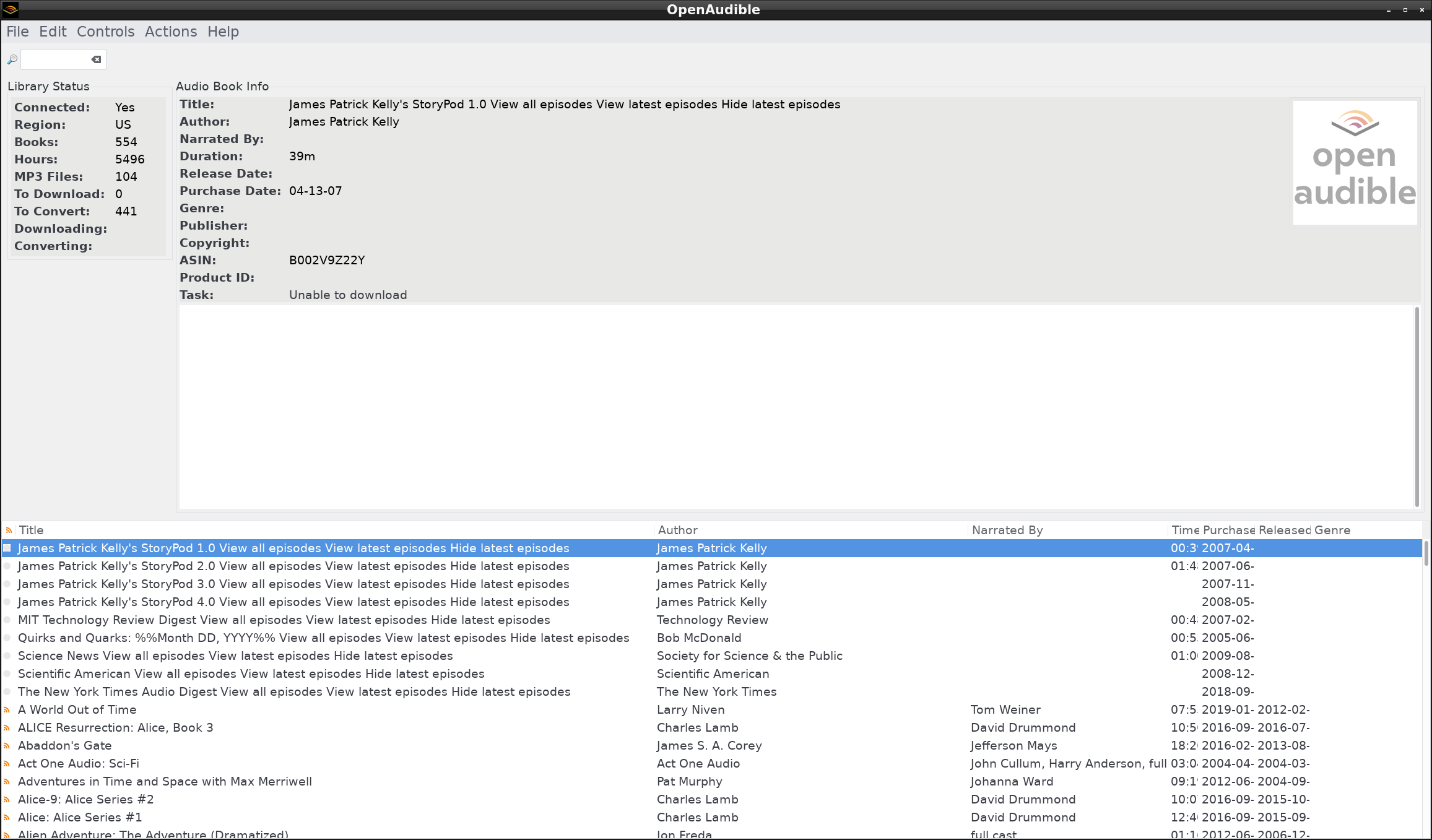 Peridicals titles not scraped correctly · Issue #89 · openaudible/openaudible · GitHub