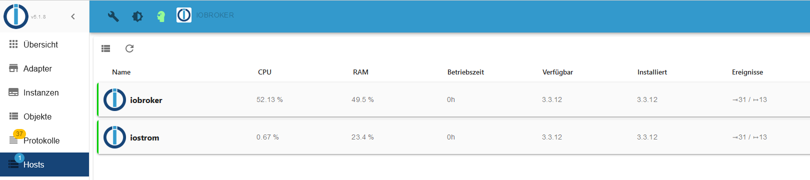 Multihost javascript update notification still shows after update ...
