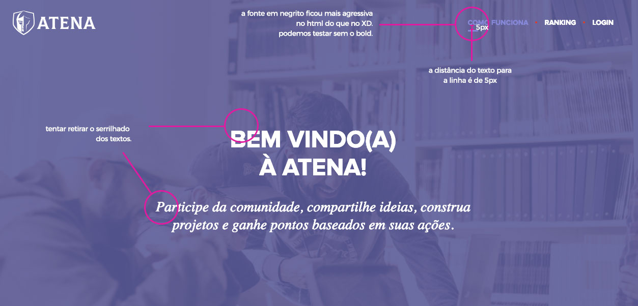 Aplicar revisões de front do site do Atena · Issue #339 · impulsoteam/atena · GitHub